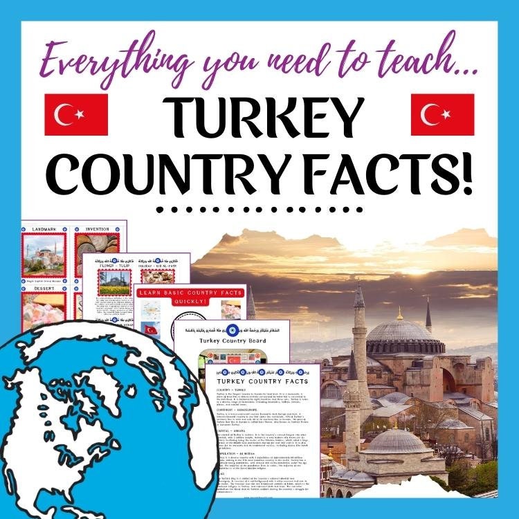 Turkey Unit Study / Turkey School Project / School Project / Homeschool ...