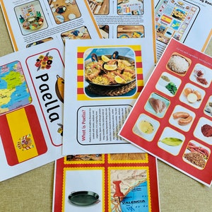 Paella Cooking Unit / Spain Unit Study / Spain Cooking / Spain Recipes ...