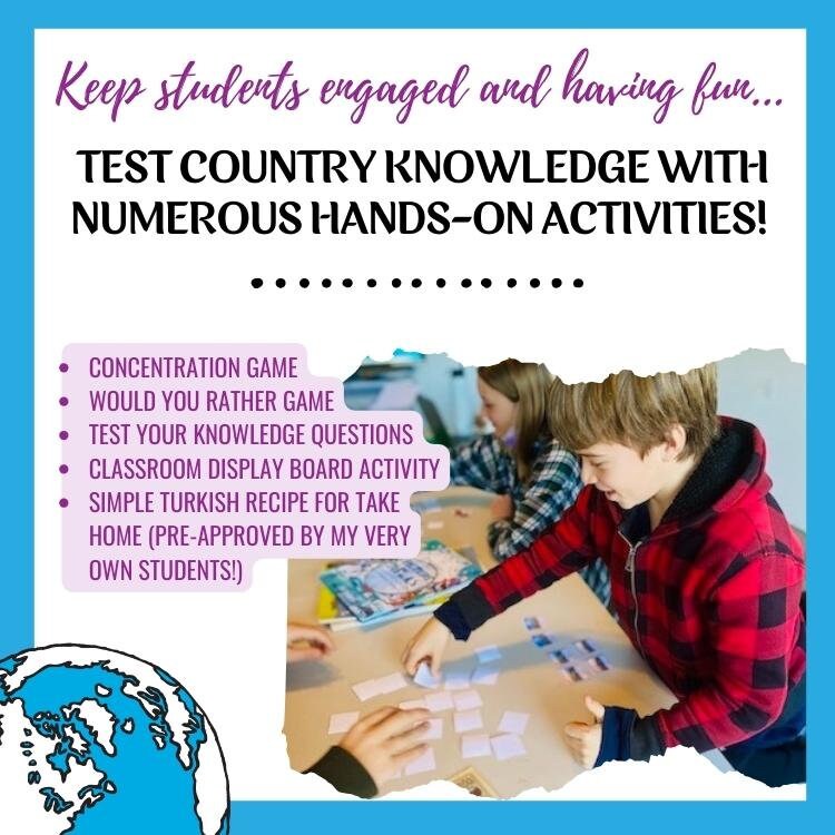 Turkey Unit Study / Turkey School Project / School Project / Homeschool ...