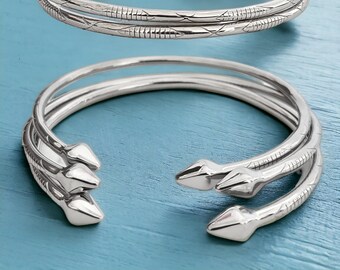Sale Ball .925 Sacking Sterling Silver West Indian Bangle Fist Ends ...