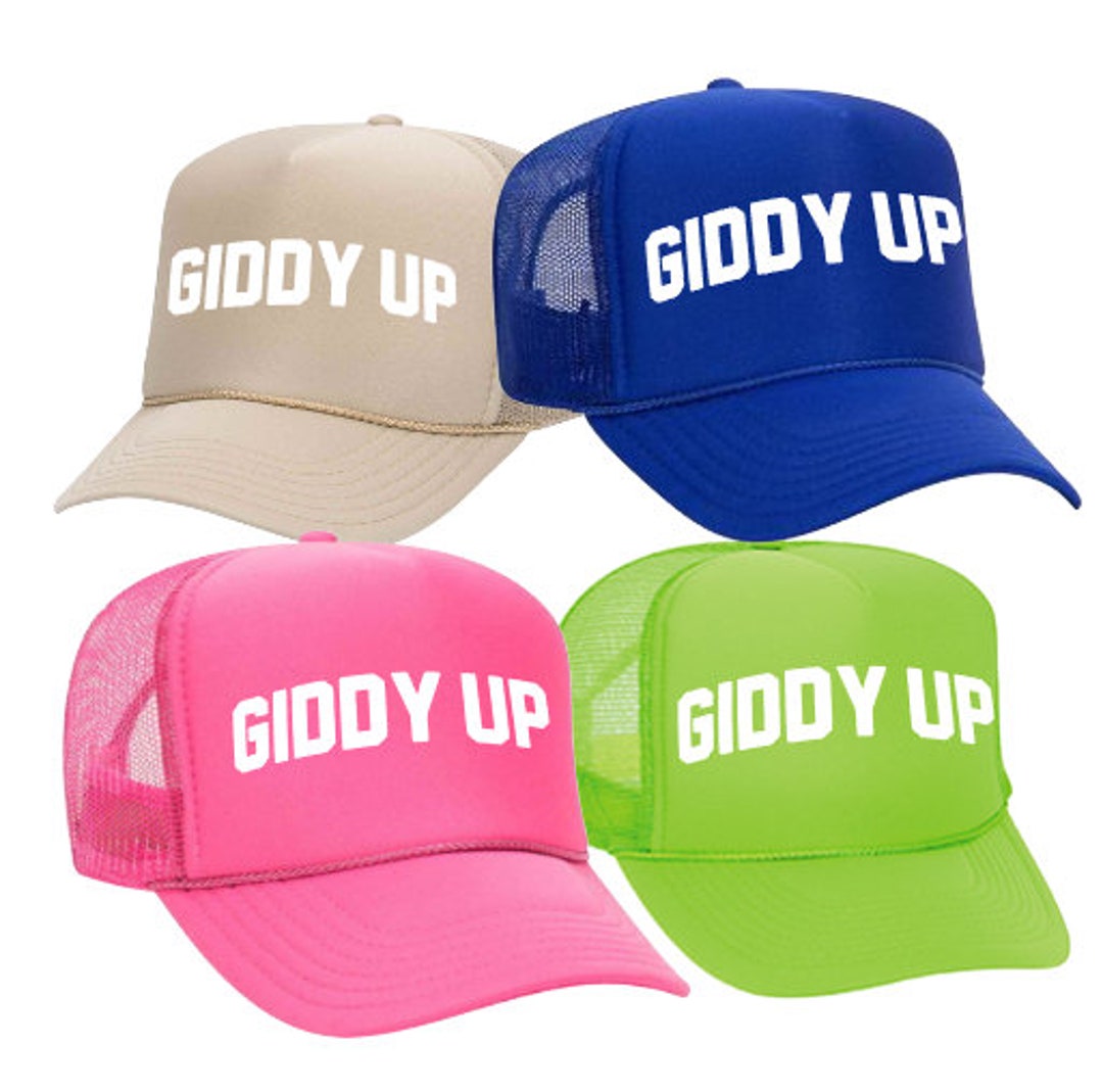 Giddy up | Day Drinking | 4th of July Trucker Hat | Bachelorette Hat ...