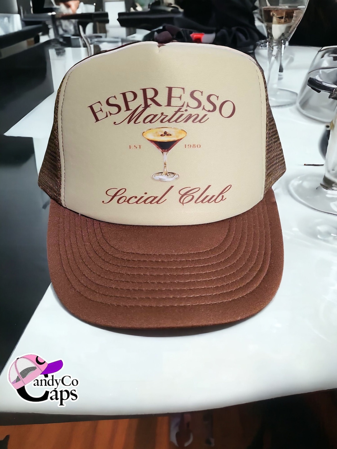 Espresso Martini Social Club Drink Girls Trip Trucker Hat Cap Coastal ...