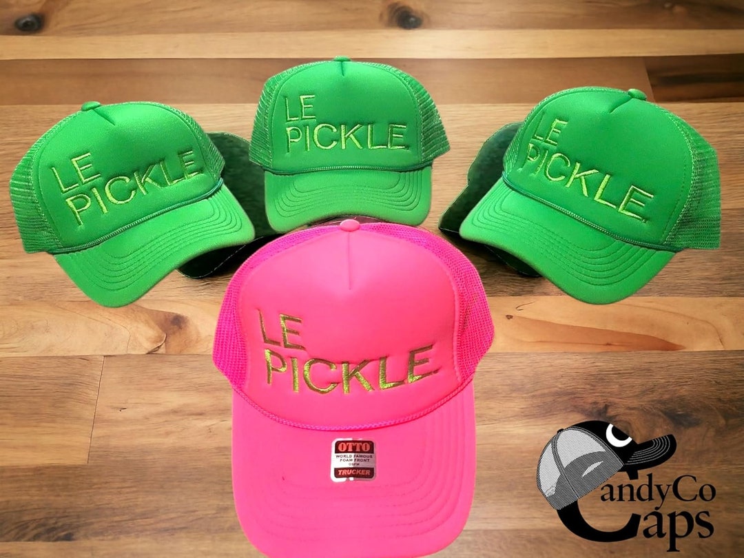 LE PICKLE Pickleball Sport Tennis Girls Club Trucker Hat Embroidered ...
