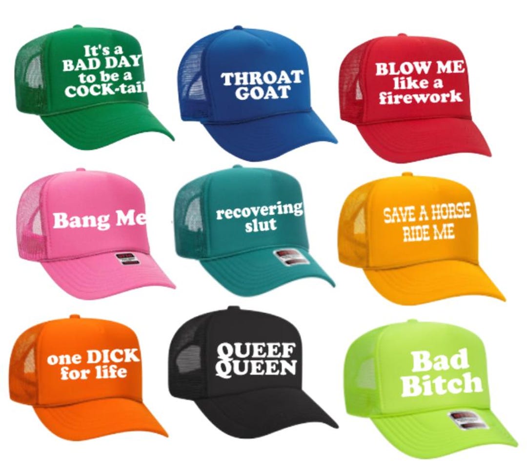 Mystery Trucker Hat Roulette! Hilarious, Random Party Hats Perfect for ...