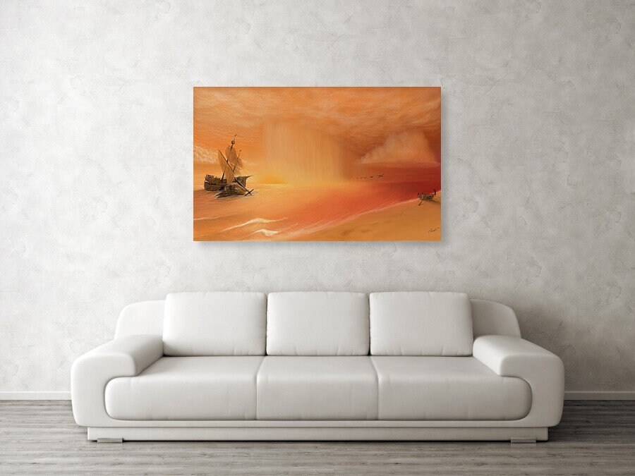 Shipwreck - Downloadable Digital Art Print - Etsy