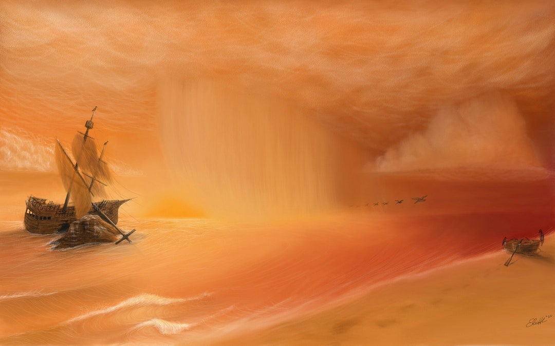 Shipwreck - Downloadable Digital Art Print - Etsy