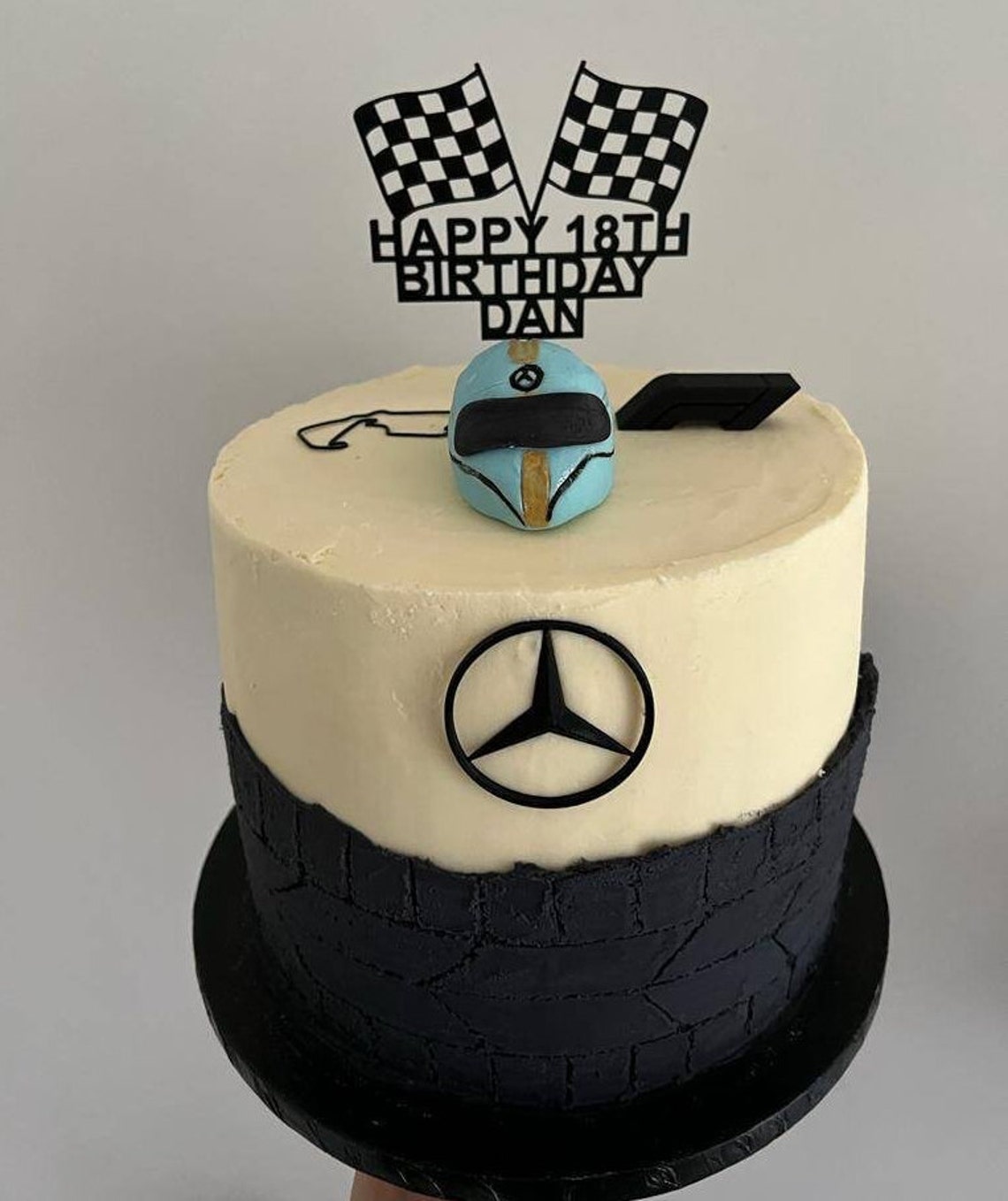Formula One Race Car Cake Topper Custom Personalised 3D Printed - Etsy