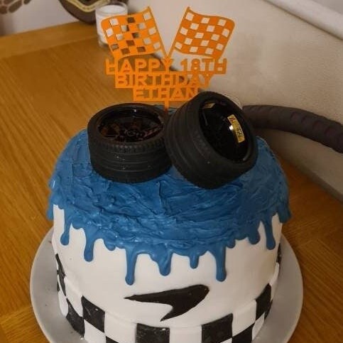 Formula One Race Car Cake Topper - Custom Personalised 3D Printed - Etsy