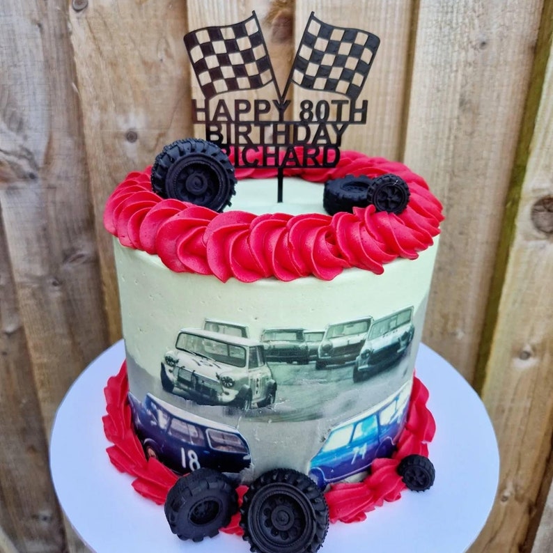 Formula One Race Car Cake Topper - Custom Personalised 3D Printed - Etsy