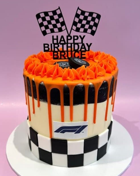 Formula One Race Car Cake Topper Custom Personalised 3D Printed - Etsy
