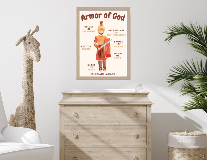 Armor of God Bible Verse Digital Download | Printable File| Ephesians 6 ...