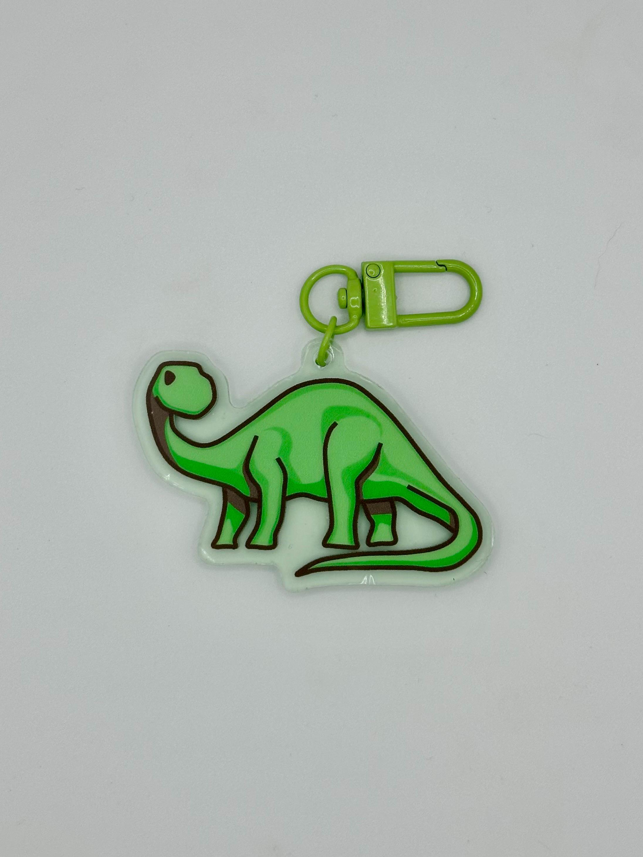 Cute Acrylic Keychains—dinosaur, Bunny Rabbit, Origami Bird - Etsy