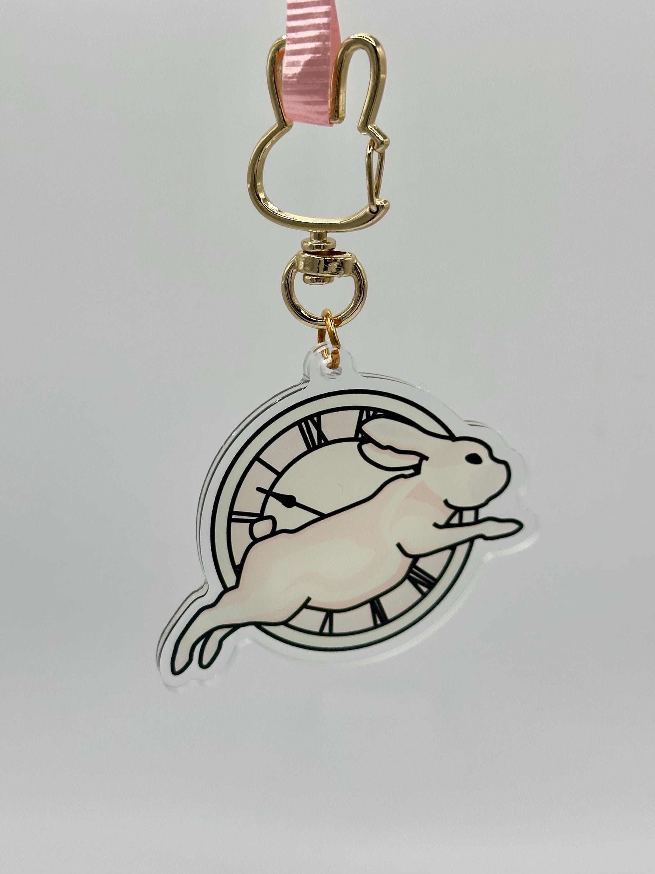 Cute Acrylic Keychains—dinosaur, Bunny Rabbit, Origami Bird - Etsy