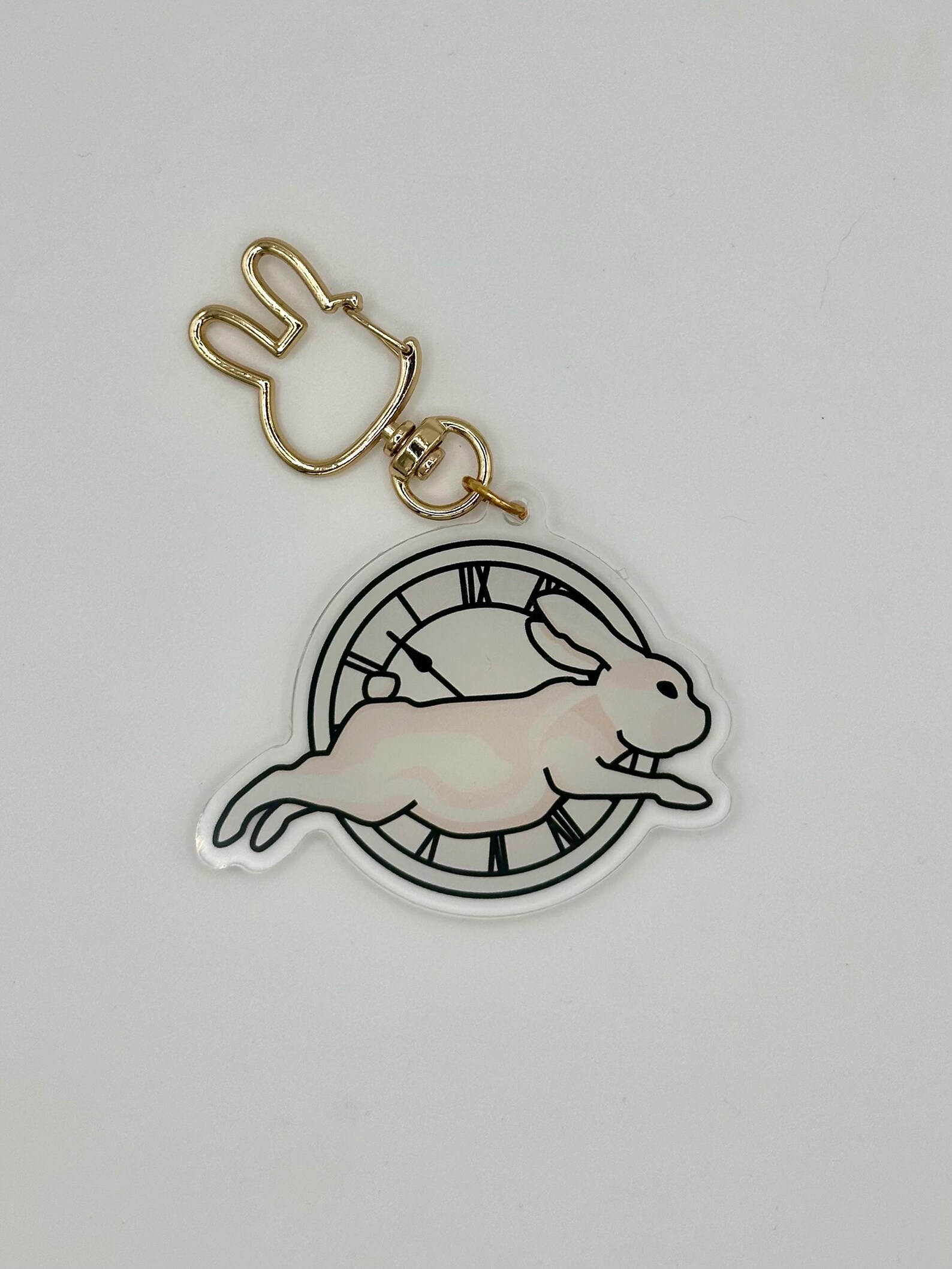 Cute Acrylic Keychains—dinosaur, Bunny Rabbit, Origami Bird - Etsy