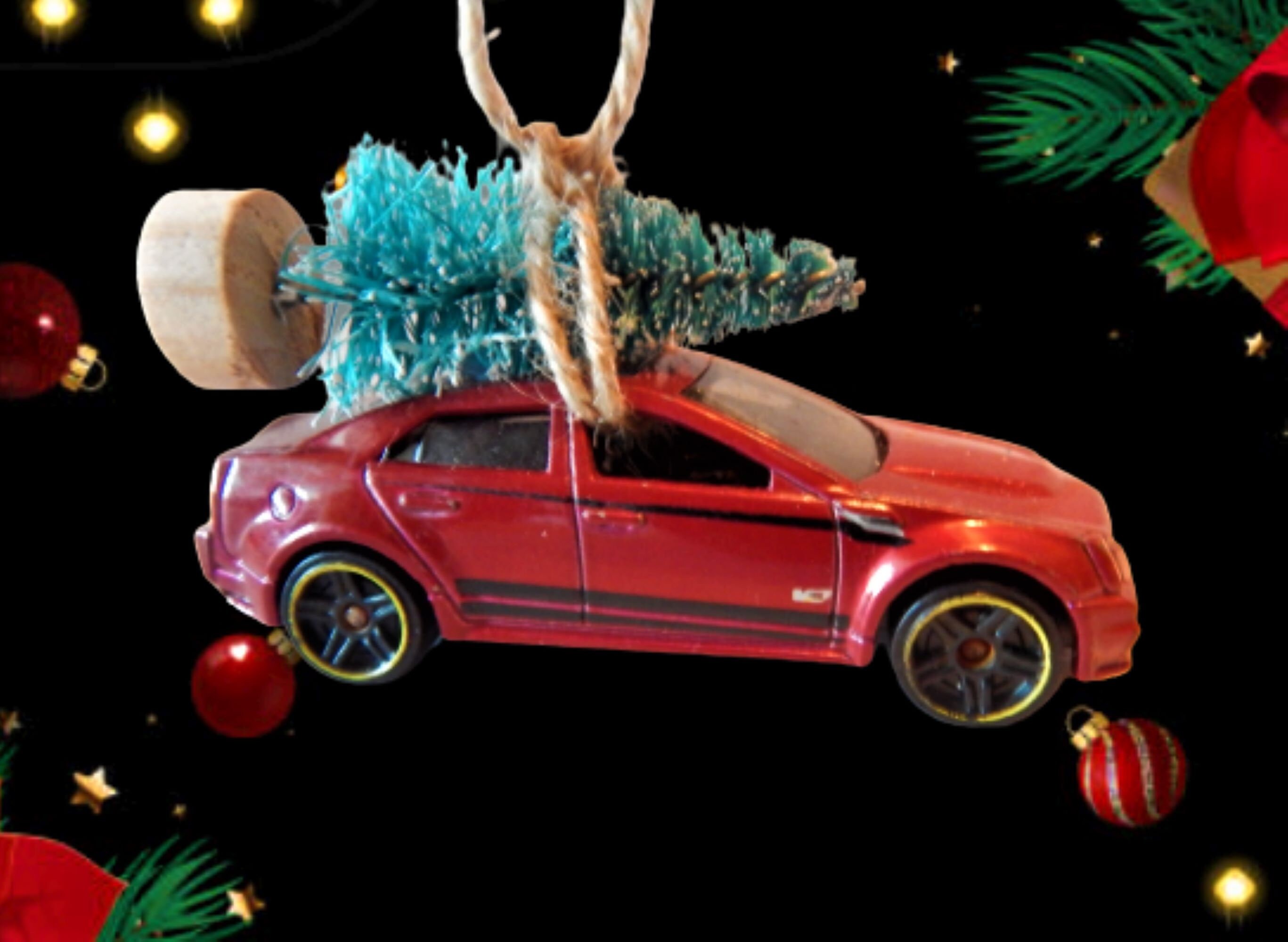 Hot Wheels Christmas Tree Ornament 2009 Cadillac CT5 V Mattel - Etsy