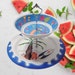 Two Tier TIKI BAR Serving Set Melamine Platter and Bowl Buffet Dishes ...