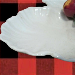 Red Apple Ceramic Platter Rare California Pottery Sectional Dish ...