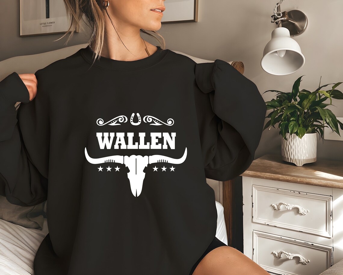 Bundle Retro Wallen Bull Skull Wallen Bundle Svg,png, Wallen Cowboy Png ...