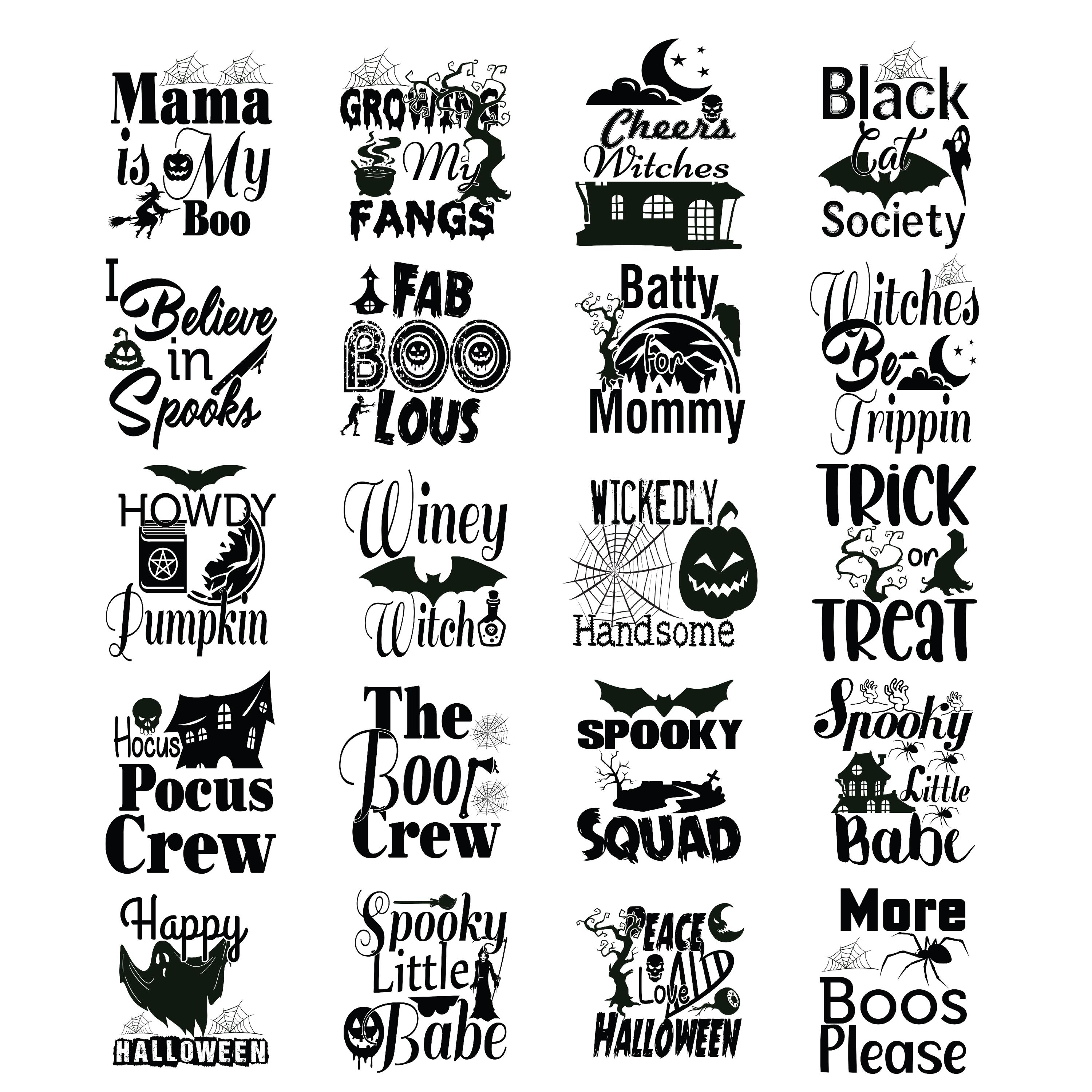 Halloween Horror Svg, Cricut Crafts Svg, Bundle Halloween Decor, Witch ...