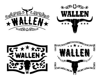 Wallen Bundle Svg,png, Wallen Png, Western Cowboy Png, Wallen Cowboy ...