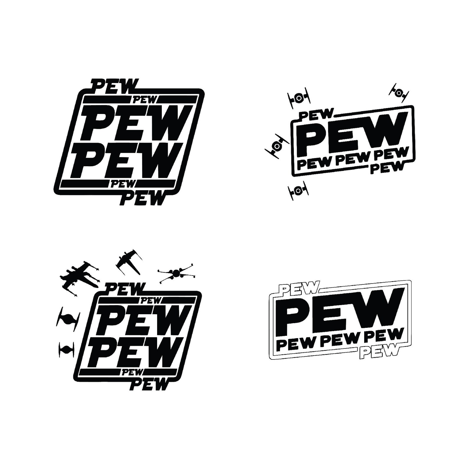 Pew Pew Pew SVG Star Wars SVG, Force With You SVG, Star Wars Svg, Star ...