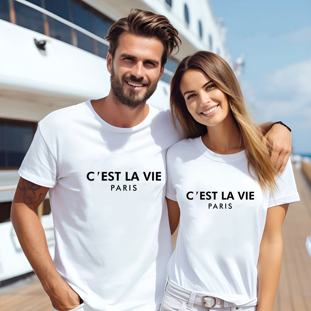C'est La Vie Paris T-shirt, Gift for Paris Lover, Parisian Gift, Paris ...