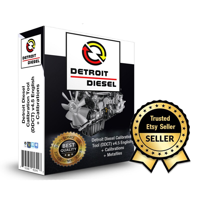 Detroit Diesel Calibration Tool (DDCT) V4.5 English + Calibrations ...