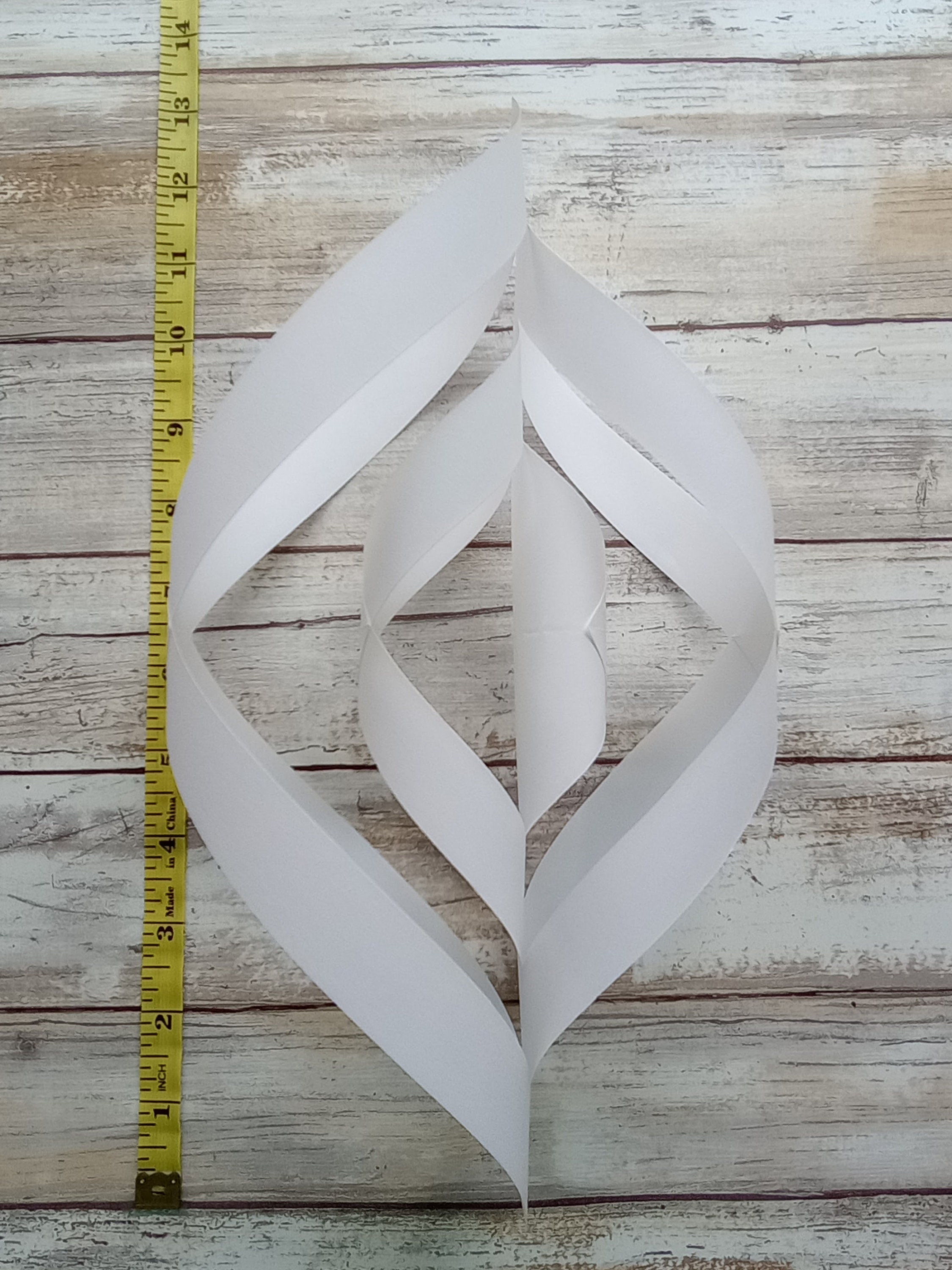 Set of 3 Large Paper Snowflakes, Kit for DIY Decorations, Handmade ...