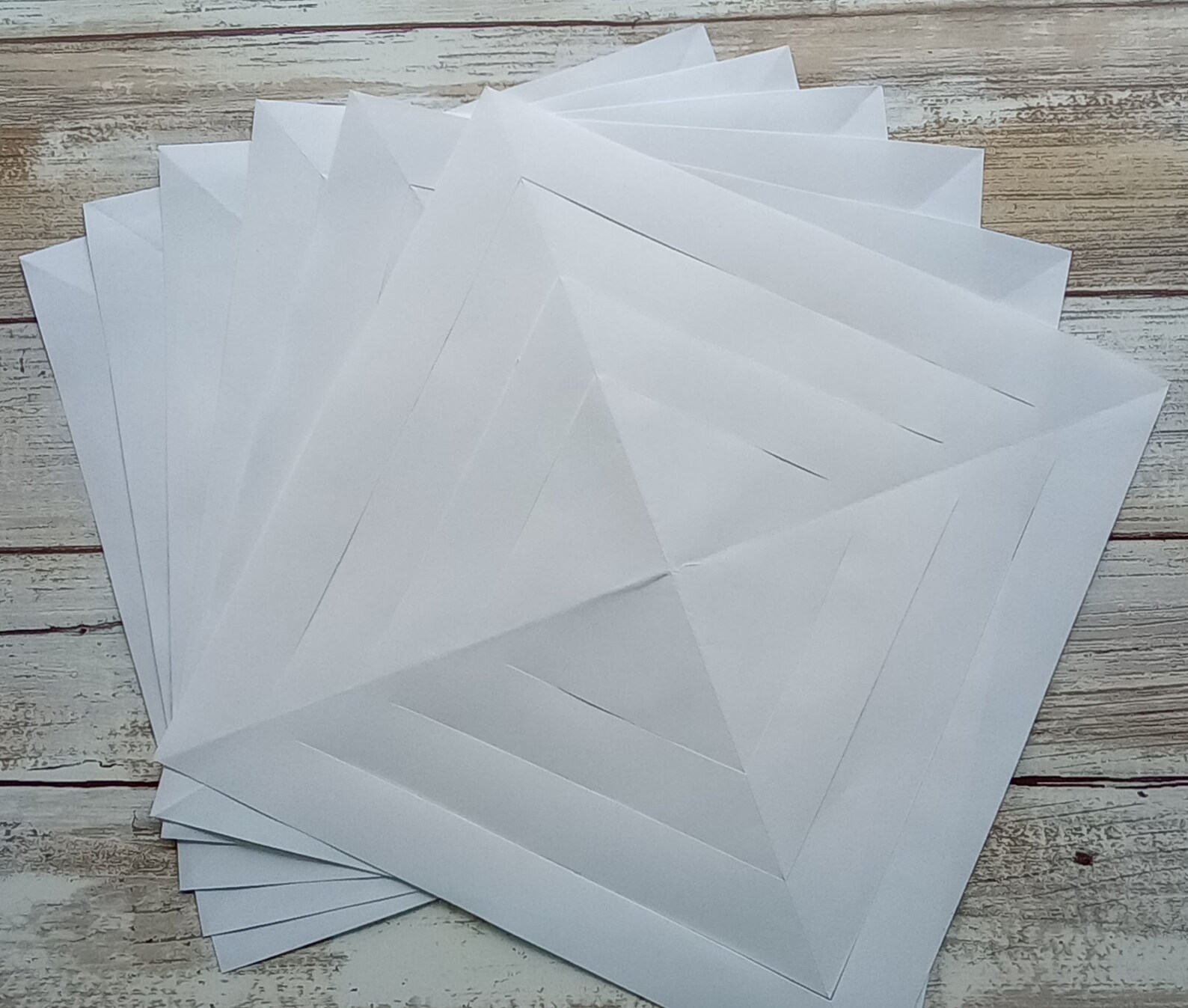 Set of 3 DIY Large Paper Snowflakes,pre-cut,kit for DIY Decoration ...