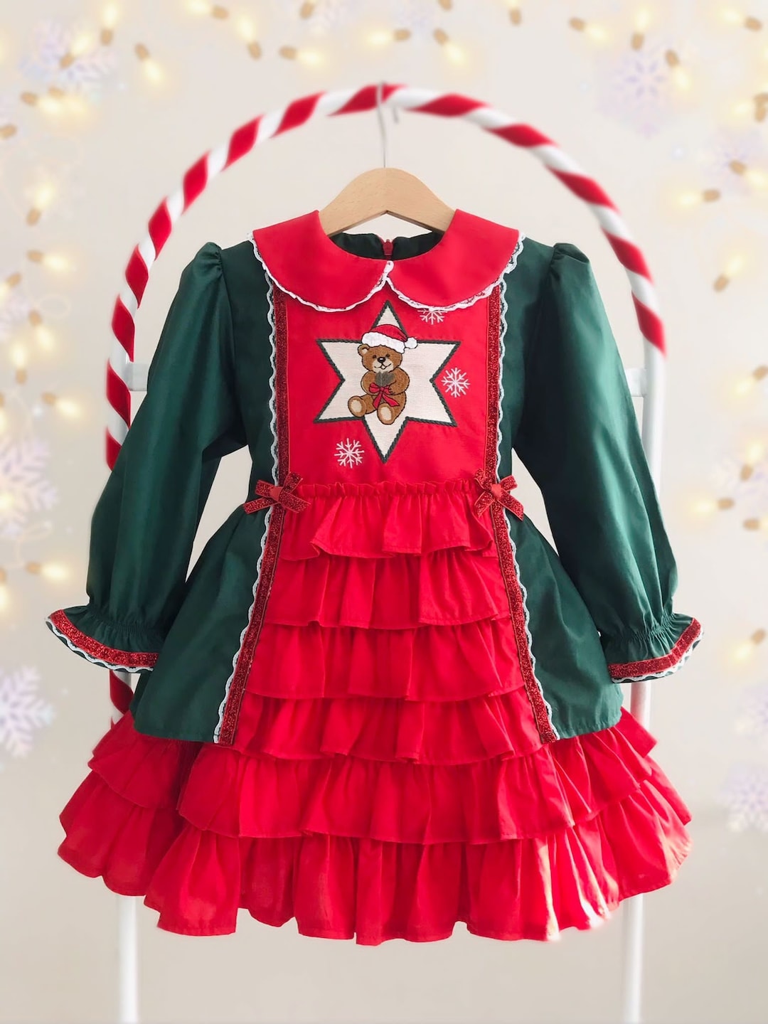 Girls Christmas Dress, Baby Girls Christmas Dress, Kids Holiday Outfit ...