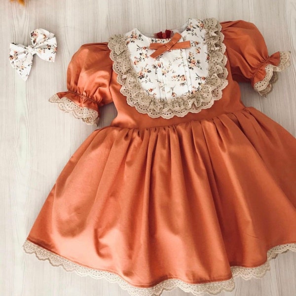 Vintage Girls Dress - Etsy