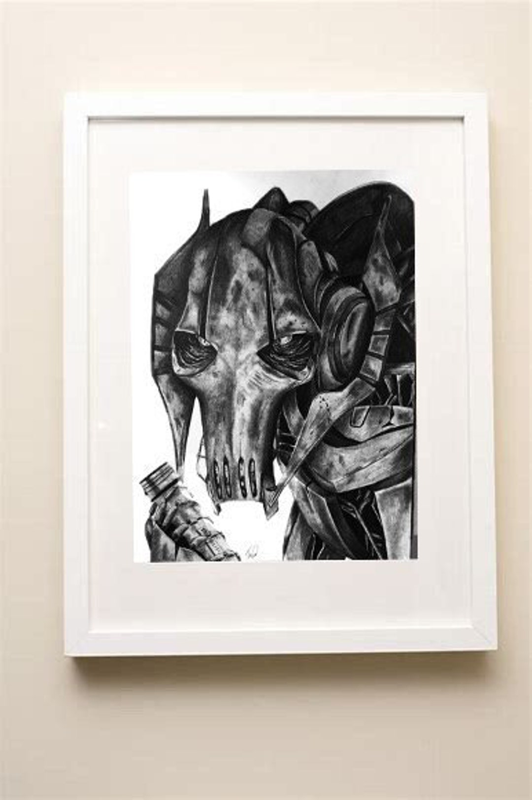 General Grievous - Star Wars Hand Drawn Print - Etsy
