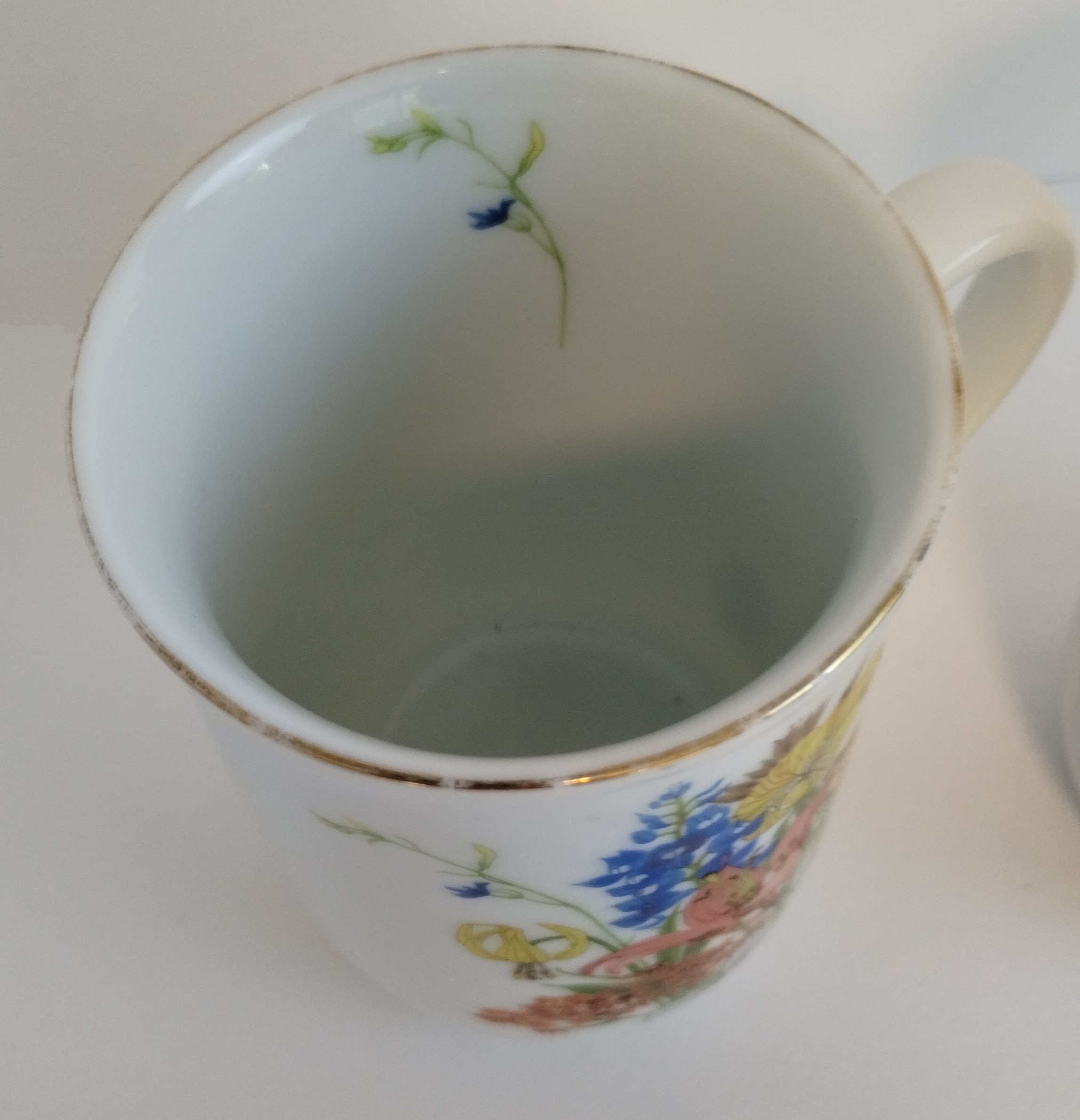 Otagiri Japan Rose Baxter Wildflower Floral Mug Gold Rim Vintage Coffee ...