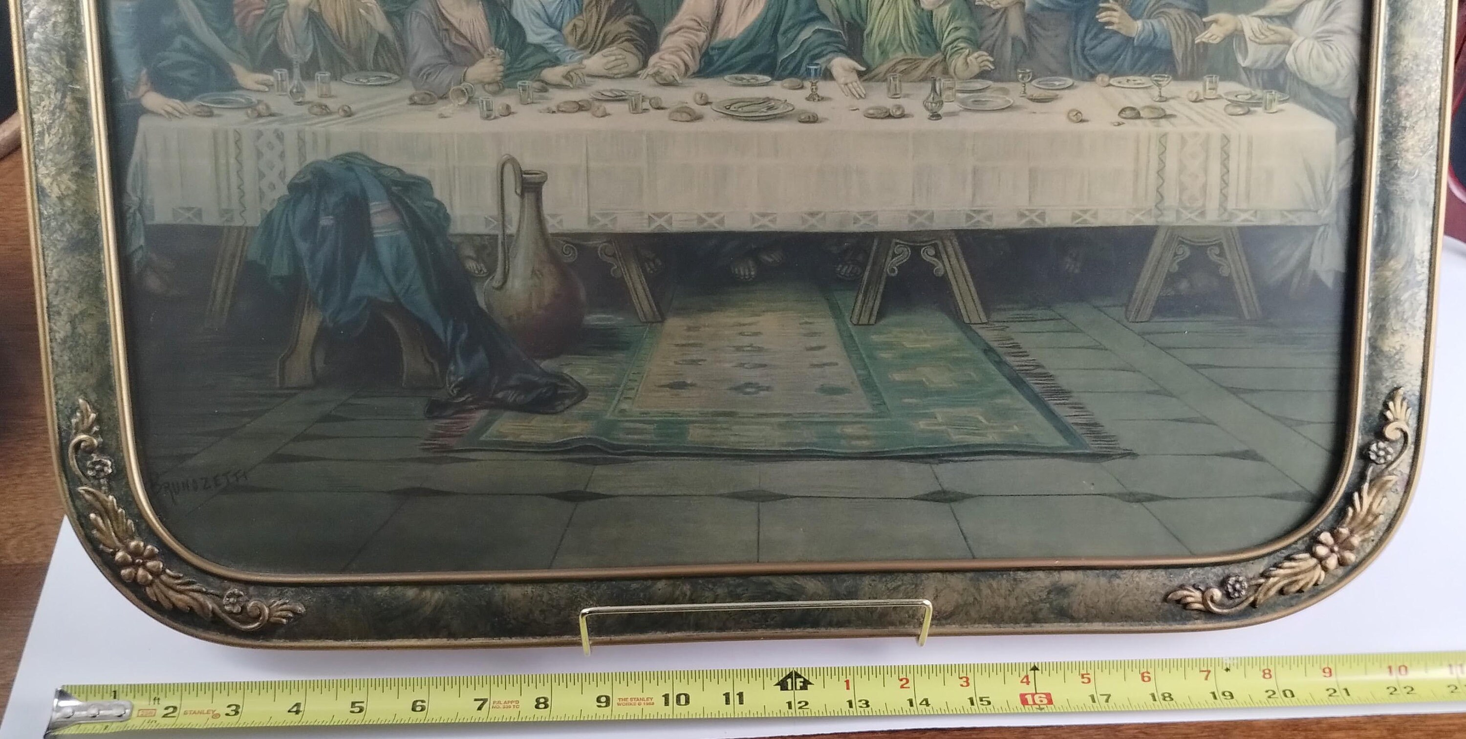 Last Supper Print in Excellent Shape - Etsy