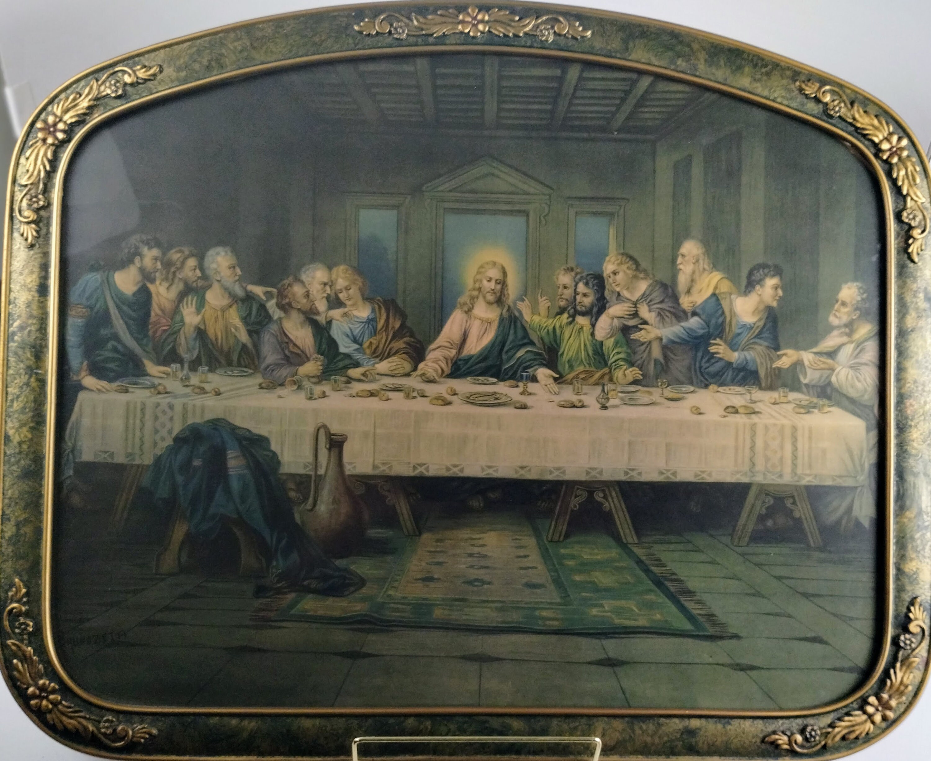Last Supper Print in Excellent Shape - Etsy