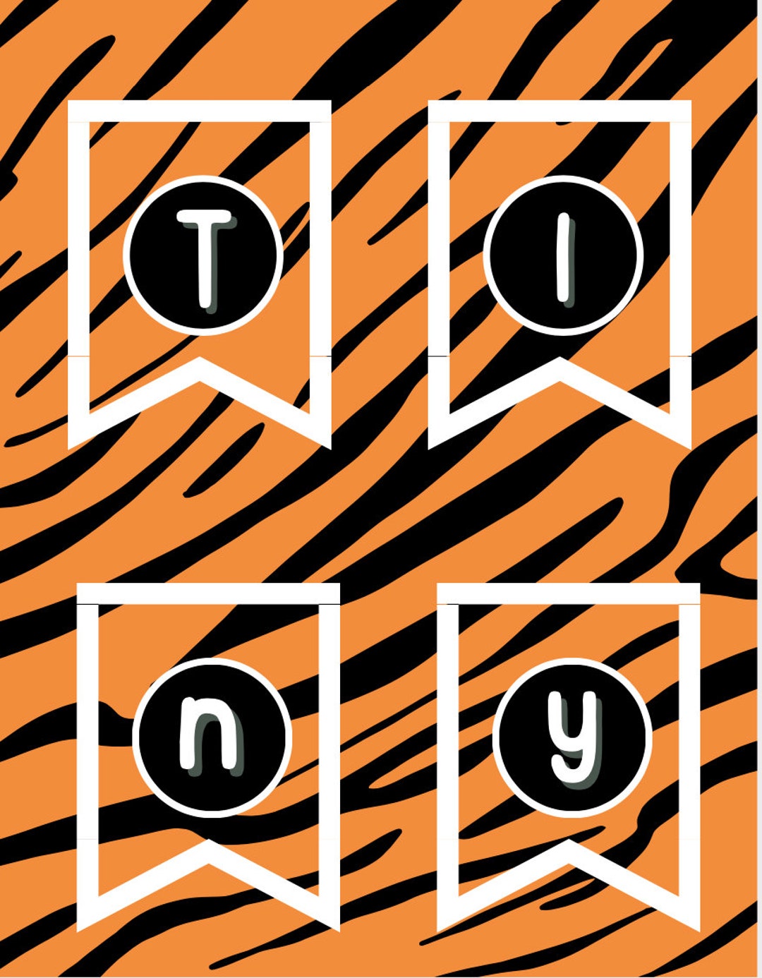 Tiger Theme Classroom Bulletin Board Bundle OR Classroom Door ...