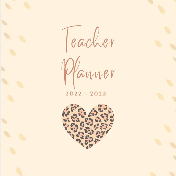 Teacher Planner - Etsy
