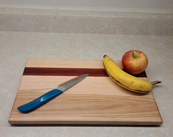 Curved Inlay Pattern Cutting Board - Etsy