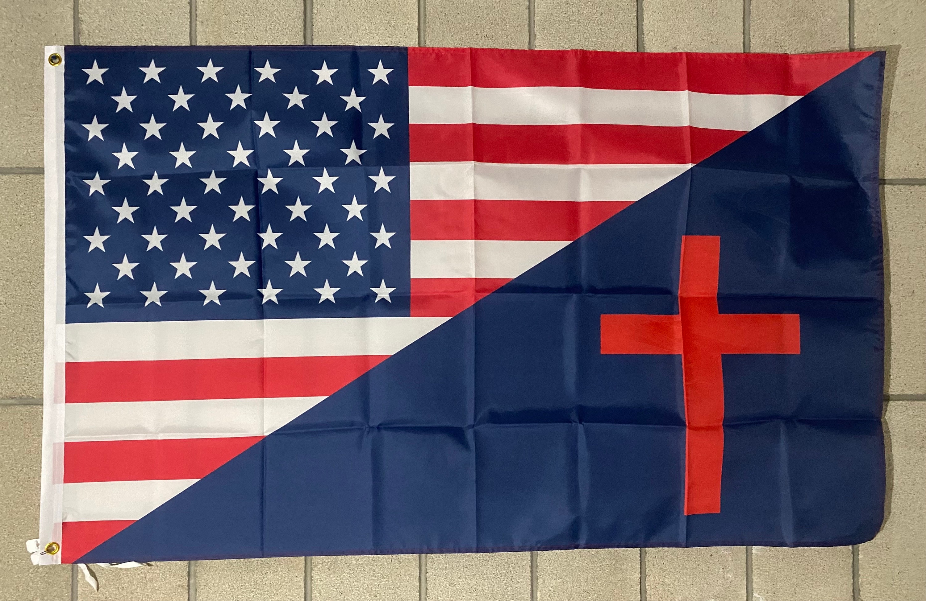 Christian Faith Flag FREE SHIP Freedom Jesus Savior Lord God Save ...