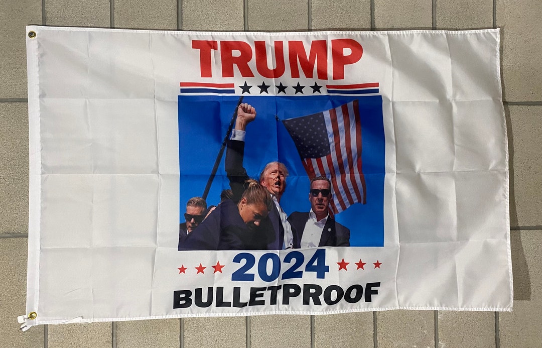 Donald Trump Shooting Fight Flag FREE SHIP Take America Back Maga ...
