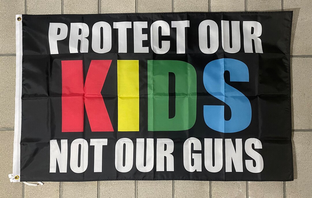 Protect Our Kids Not Our Guns Flag FREE SHIP God Freedom America ...