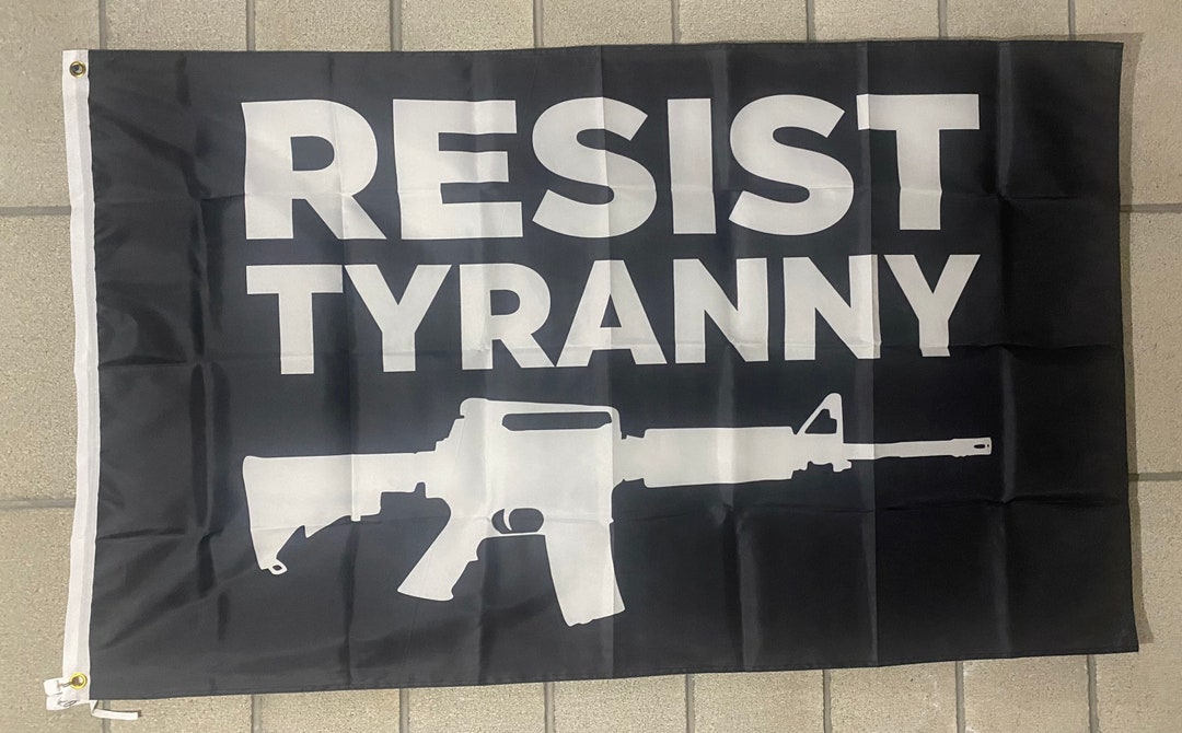 Resist Tyranny Flag FREE SHIP 2024 President Donald Trump Save America ...