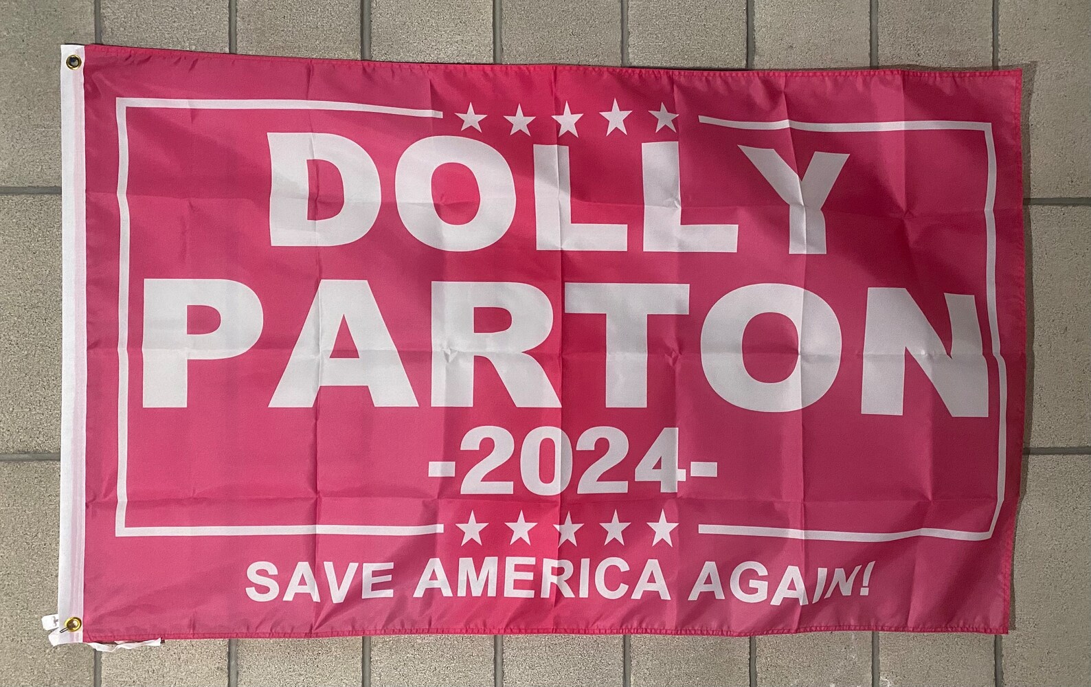 Dolly Parton for President 2024 Flag FREE SHIP Save America Again Y’all ...