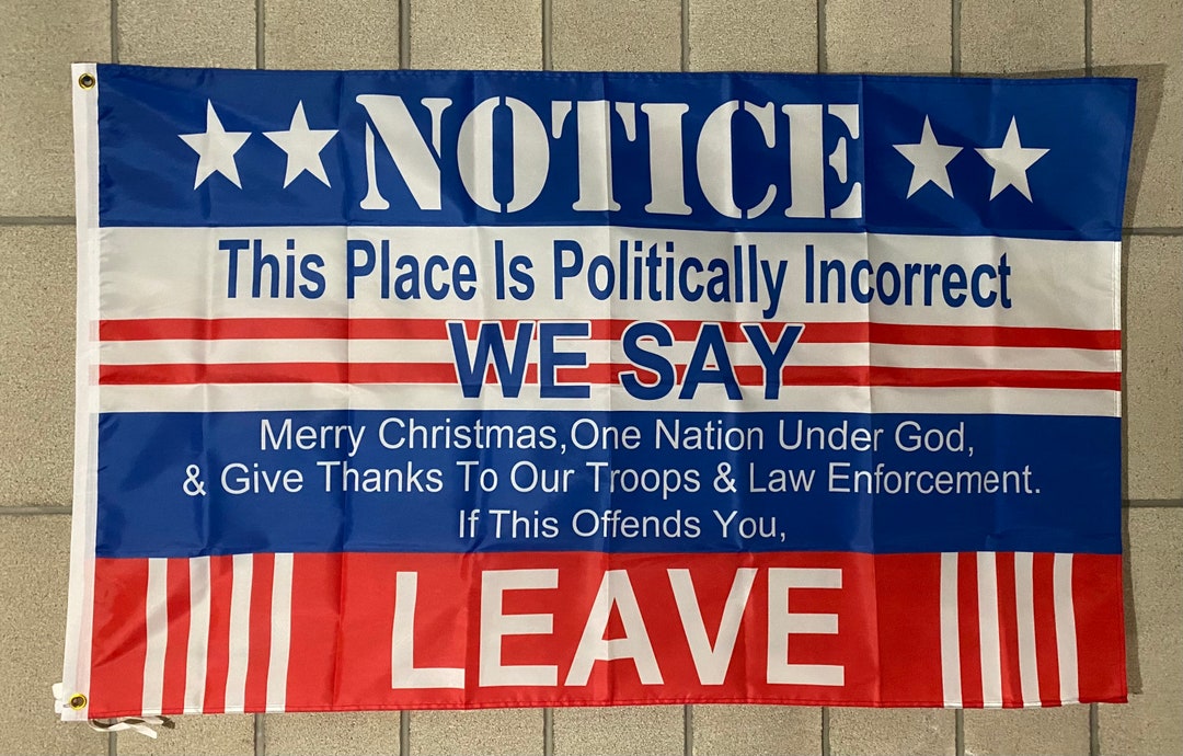 Republican Flag FREE SHIP Politically Correct Trump Save America ...