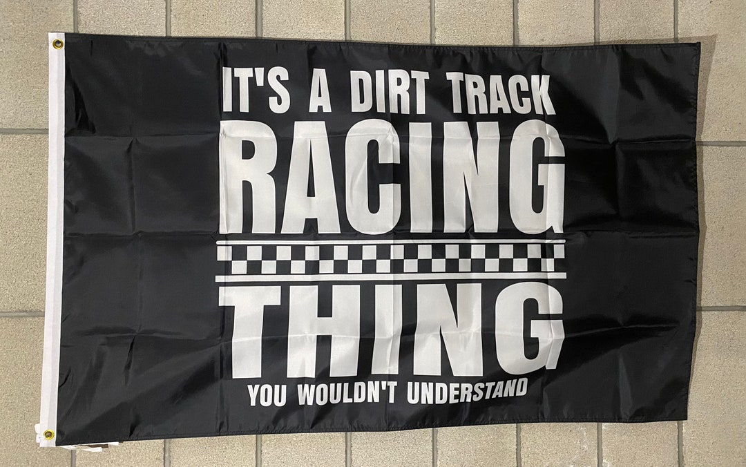 Dirt Track Racing Flag FREE SHIP Freedom America Nascar Sprint Cars ...