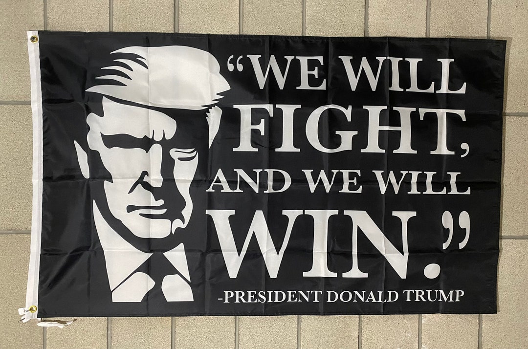 Donald Trump Fight 2024 Flag FREE SHIP Take America Back Maga Bullet ...