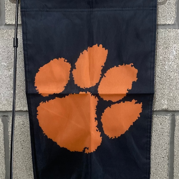 Clemson Garden Flag - Etsy