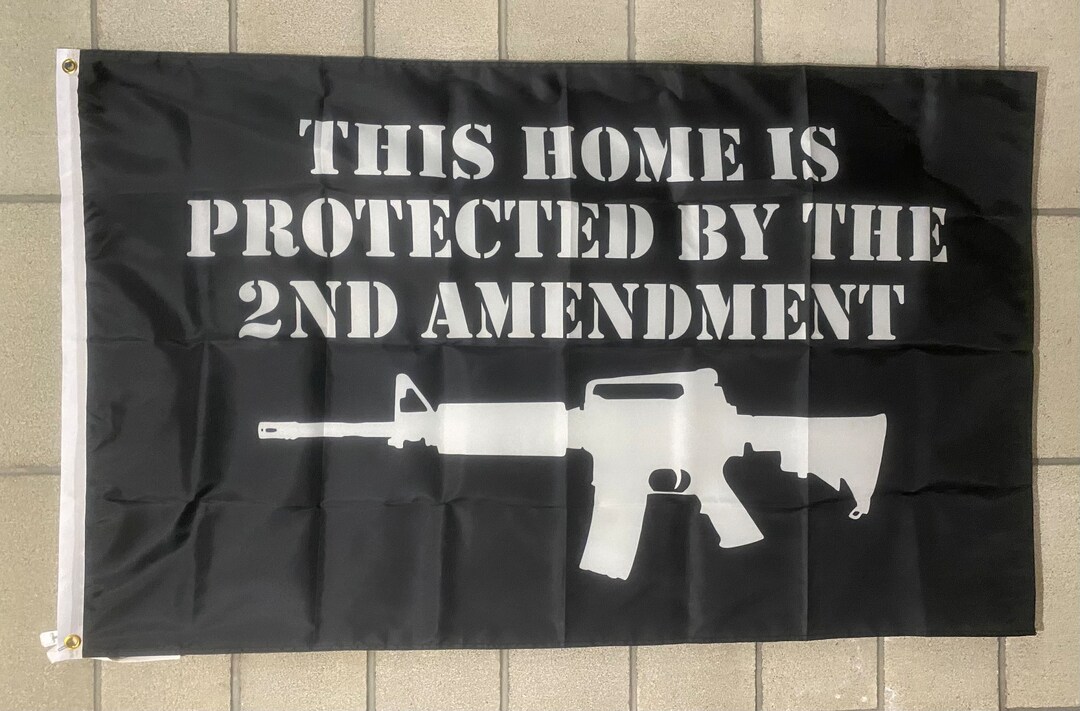 Gun Rights Flag FREE SHIP God Freedom 2nd Amendment Bullets Shoot Hunt ...