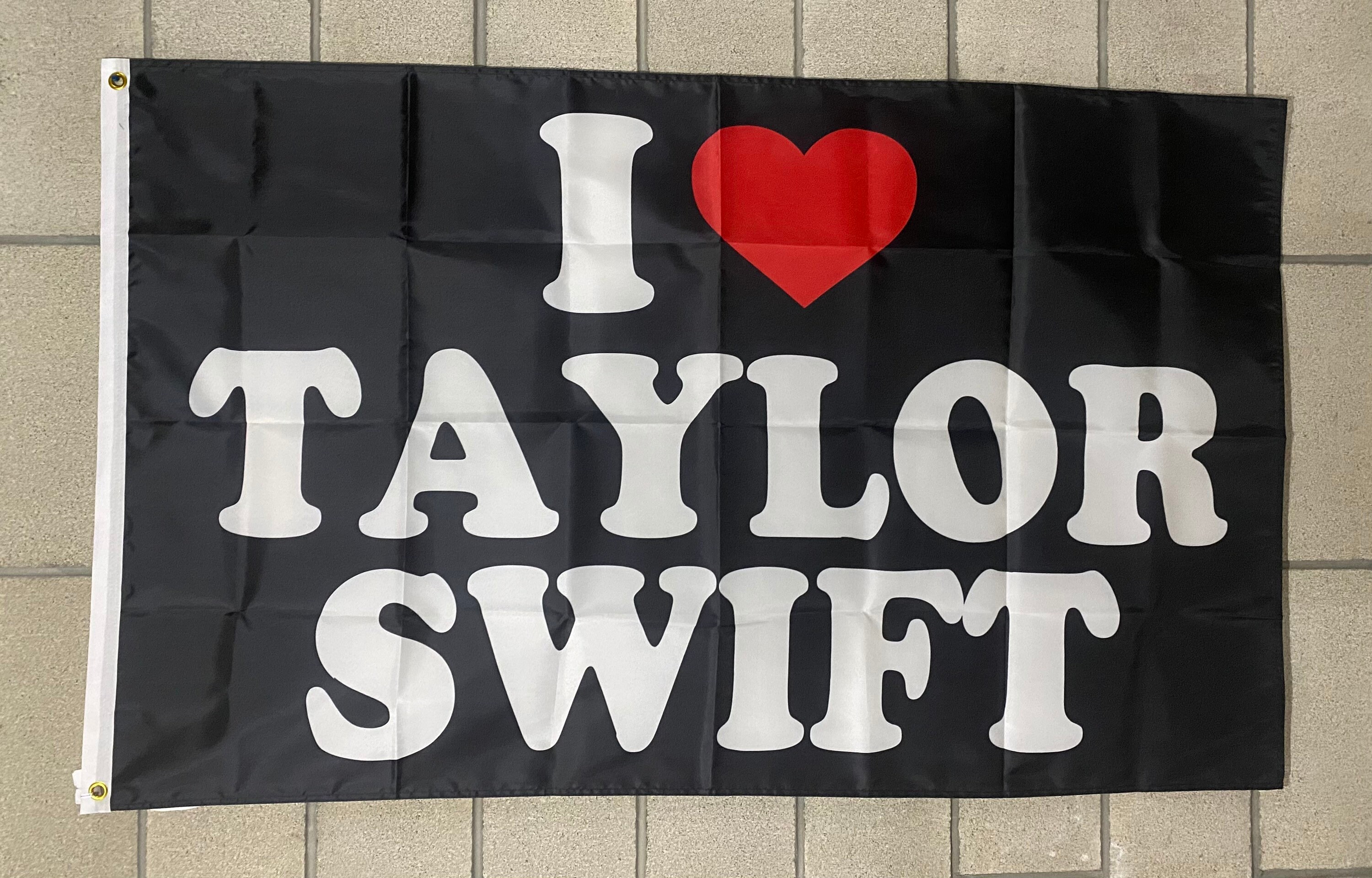 I Love Taylor Swift Flag FREE SHIP You Belong With Me Female Artist ...