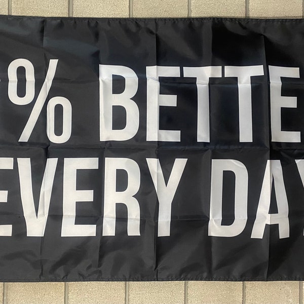 1% Better Everyday Poster - Etsy